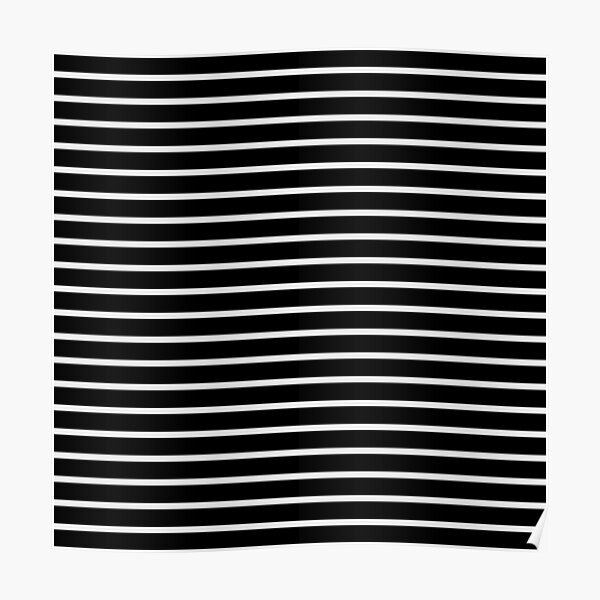 "Horizontal Lines Stripe" Poster for Sale by blancheart1 | Redbubble