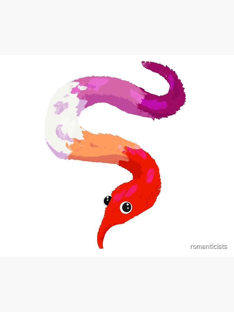 "Worm On A String LGBTQ+ Lesbian PRIDE flag lil worm boy // Pride ...