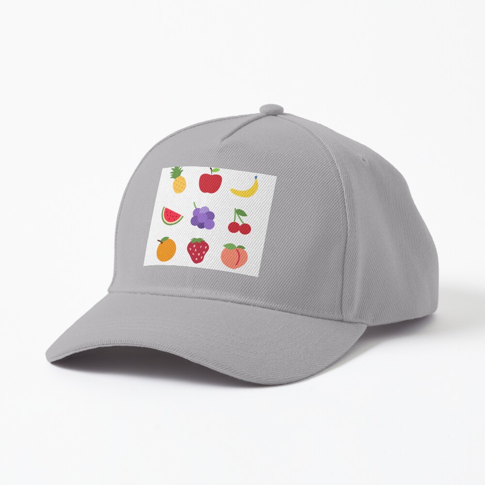 "Fruits" Cap for Sale by rememberus | Redbubble