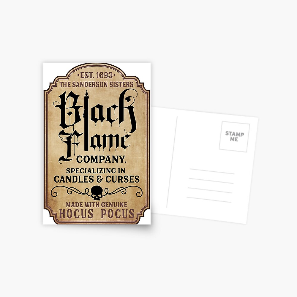"Black Flame Candle Company Sticker" Sticker for Sale by arkansasmade ...