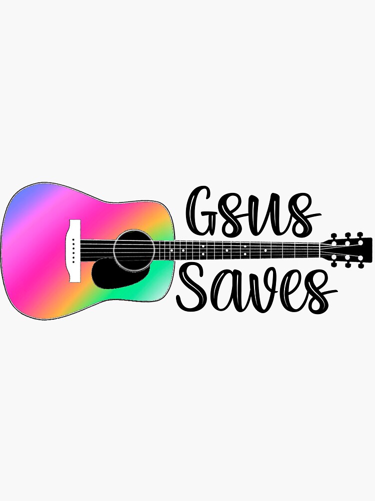 "Gsus Saves" Sticker for Sale by Nberard2 | Redbubble