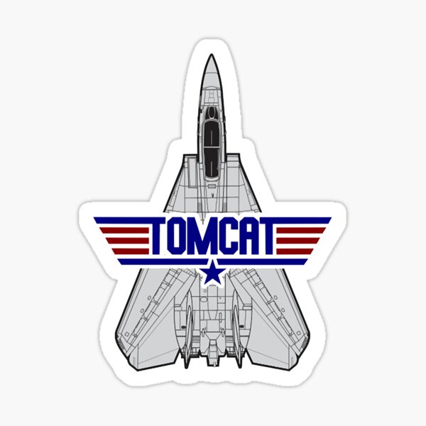 "Grumman F-14 Tomcat - Clean Style " Sticker for Sale by LennyAhri ...