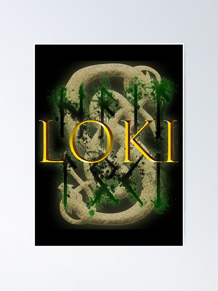 "Hail Loki " Poster by CitrinAvid8 | Redbubble