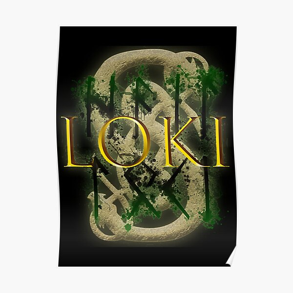 "Hail Loki " Poster by CitrinAvid8 | Redbubble