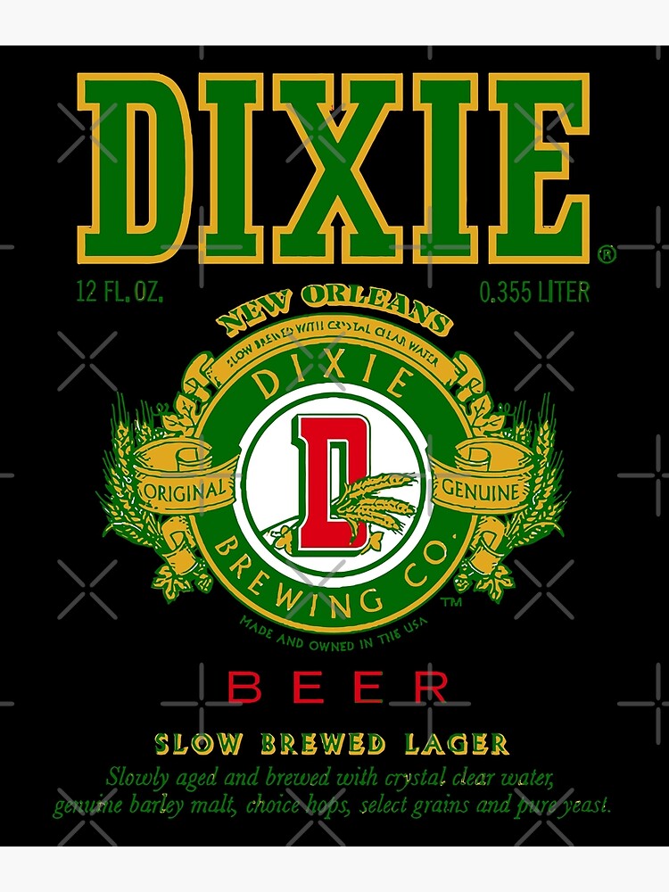 "Official Merchandise of Dixie Beer" Poster by elizabenair | Redbubble