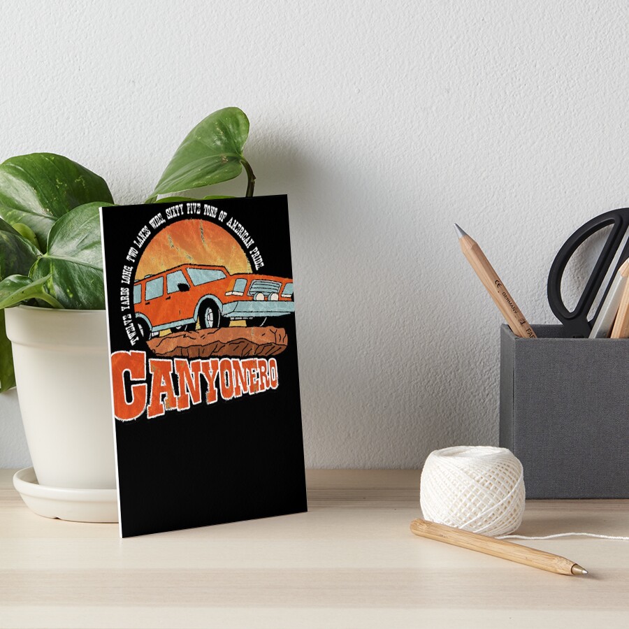 "Canyonero Logo" Art Board Print for Sale by JoseReid | Redbubble