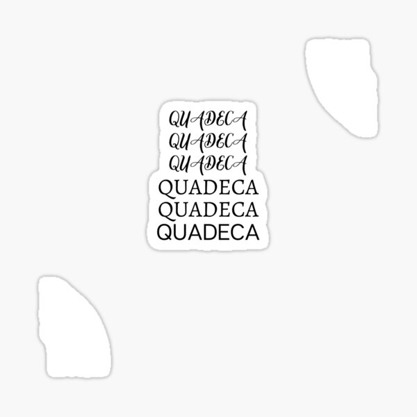 "Quadeca" Sticker for Sale by ChaosClub | Redbubble