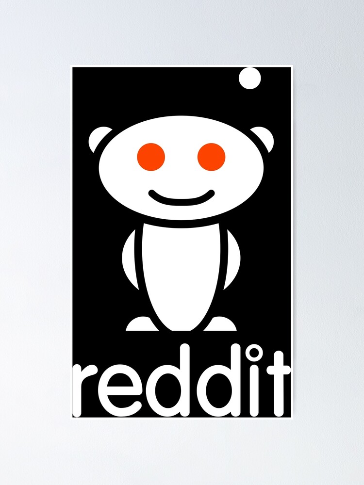 "Reddit Logo" Poster for Sale by h2cinedesign | Redbubble