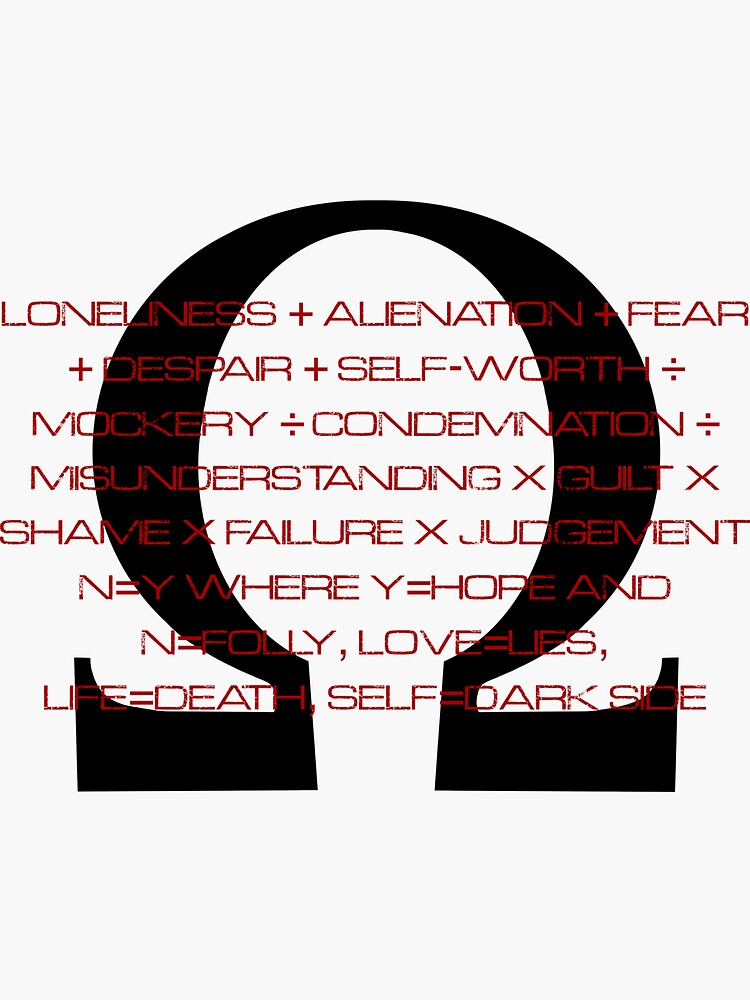 "Anti-Life Equation" Sticker for Sale by NotoriousPopArt | Redbubble