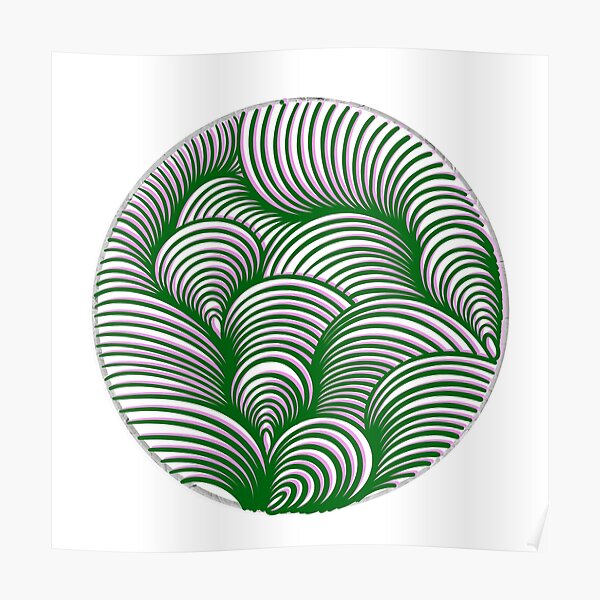 "Aesthetic zendoodle pink preppy moon" Poster for Sale by AnnaLizooo ...