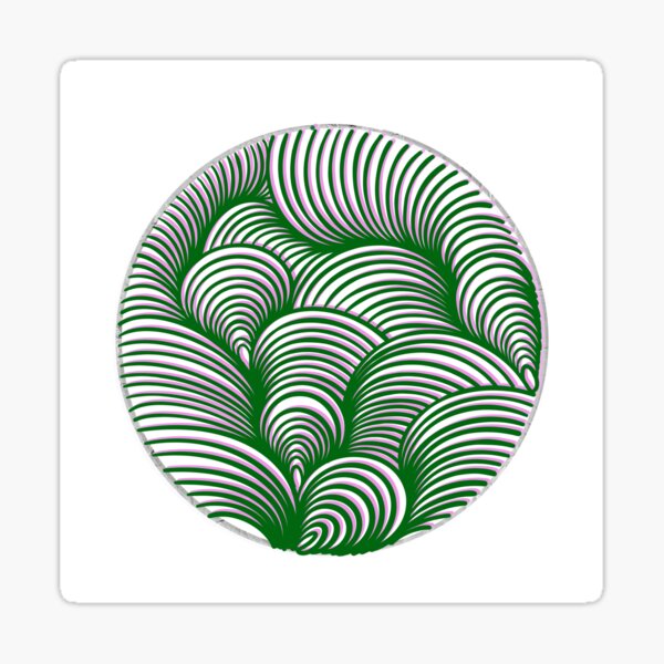 "Aesthetic zendoodle pink preppy moon" Sticker for Sale by AnnaLizooo ...