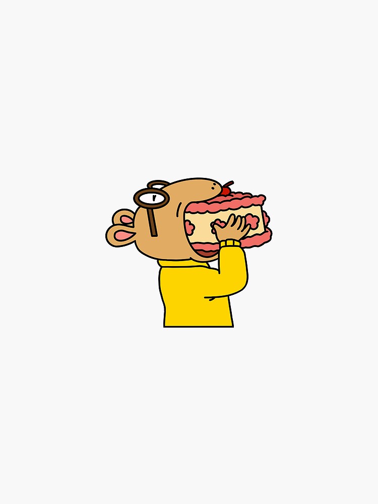 "Arthur Cake Meme Mini" Sticker for Sale by baiiiley2 | Redbubble