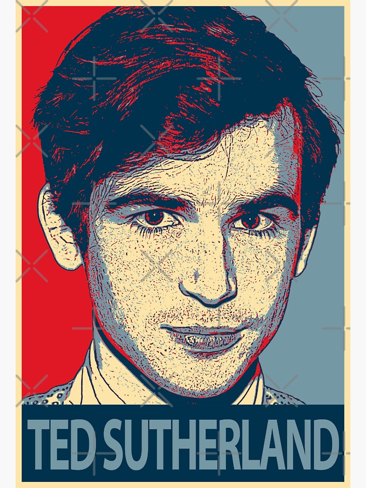 "Ted Sutherland" Sticker for Sale by Tommia | Redbubble