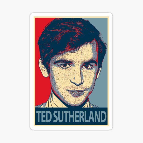 "Ted Sutherland" Sticker for Sale by Tommia | Redbubble