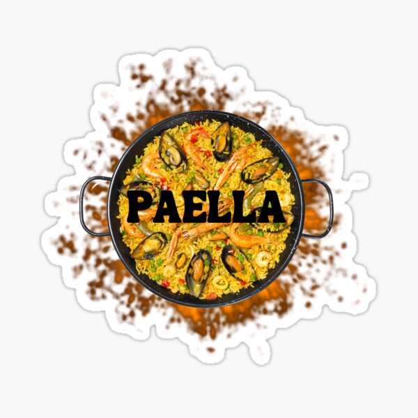 "Paella Seafood Rice Valencia Classic Dish Mussels Shrimp Clams Sausage ...