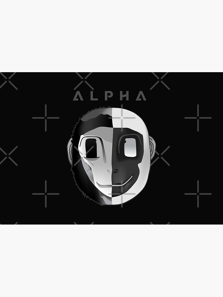 "Alpha Monkey Animal Art Black" Poster for Sale by TENALPHA | Redbubble