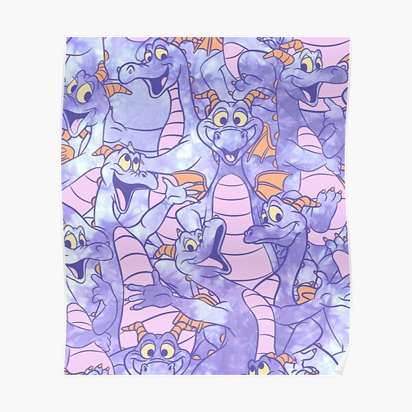 "figment epcot collage 4 best seller" Poster for Sale by amantu | Redbubble