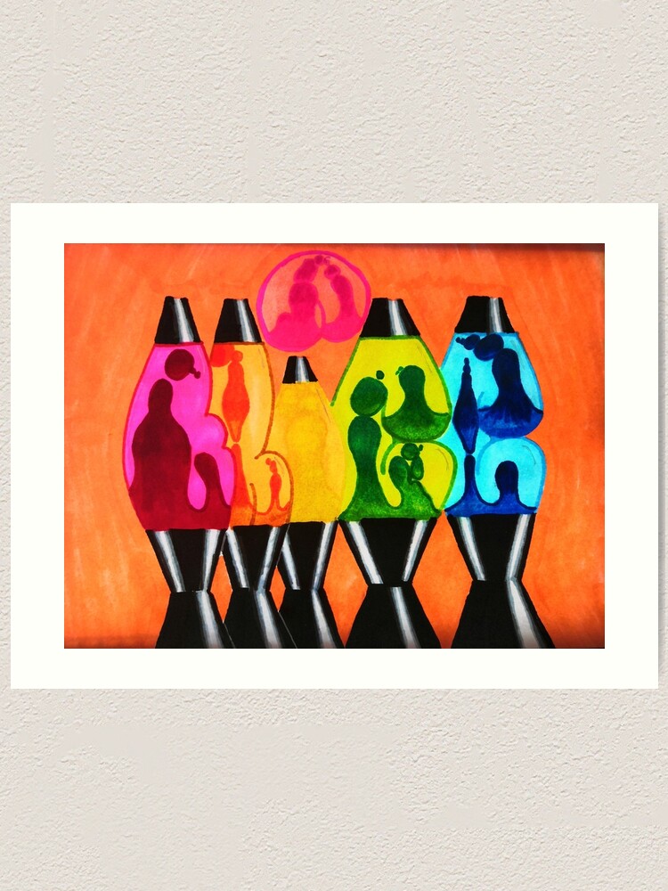 "Lava Lamp Graffiti Piece" Art Print by thicc216 | Redbubble