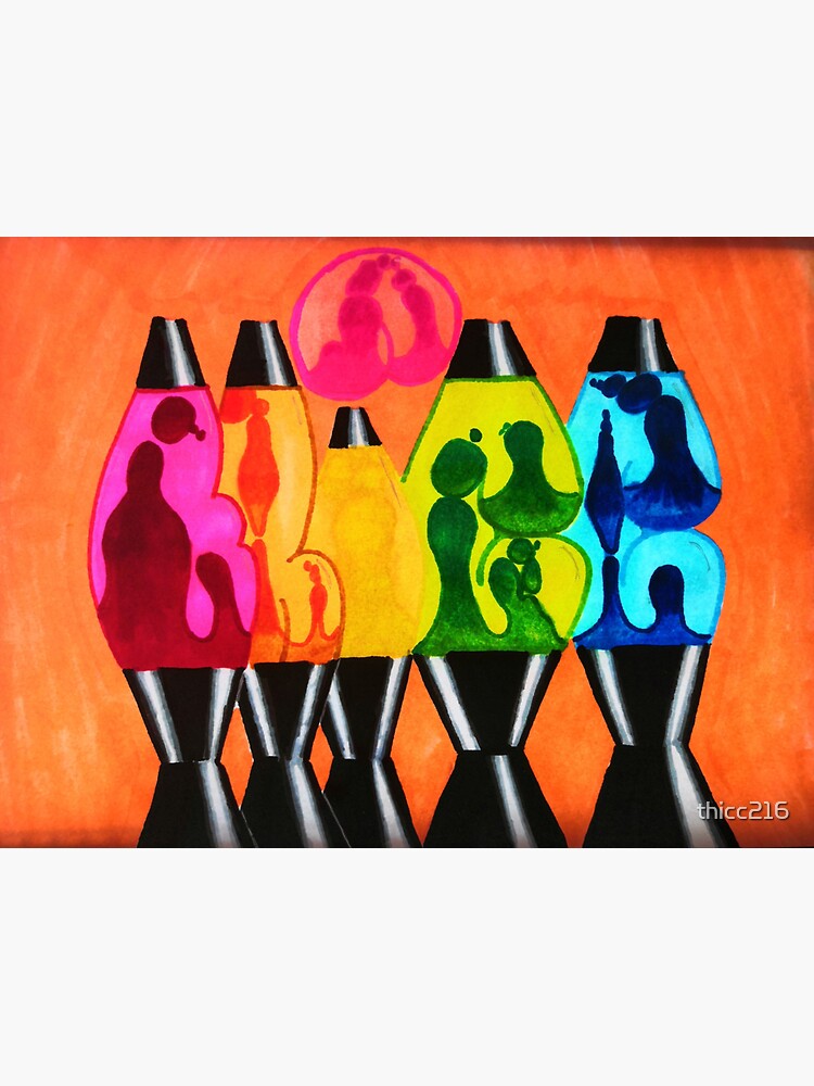 "Lava Lamp Graffiti Piece" Sticker for Sale by thicc216 | Redbubble