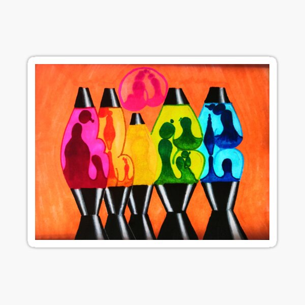 "Lava Lamp Graffiti Piece" Sticker for Sale by thicc216 | Redbubble