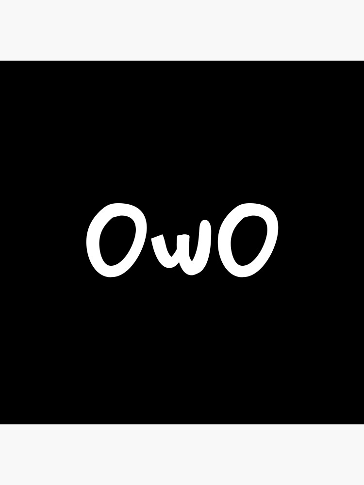Póster «OwO (¿qué es eso?)» de Art-by-Angerer | Redbubble