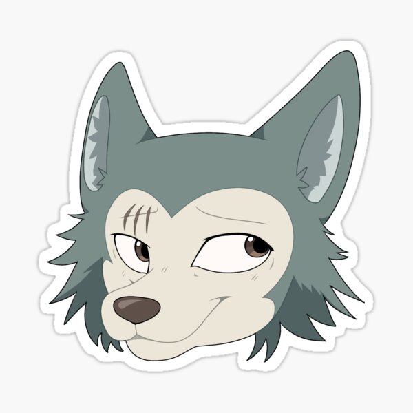 "Beastars Legoshi Sticker/Pin" Sticker for Sale by SpoonfulOfSuga ...