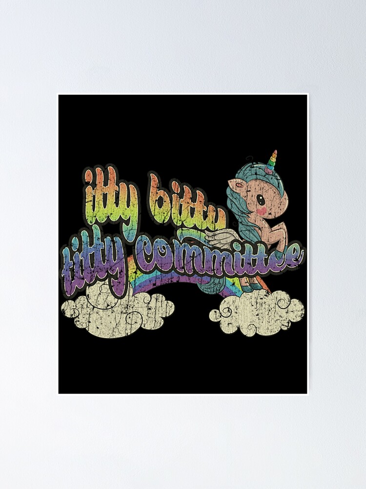 "Itty Bitty Titty Committee T-ShirtItty Bitty Titty Committee 1981 ...