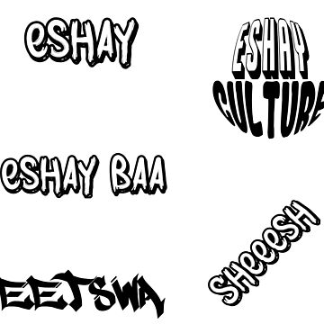 "Eshay Sticker Pack" Sticker for Sale by StefanCgraphics | Redbubble