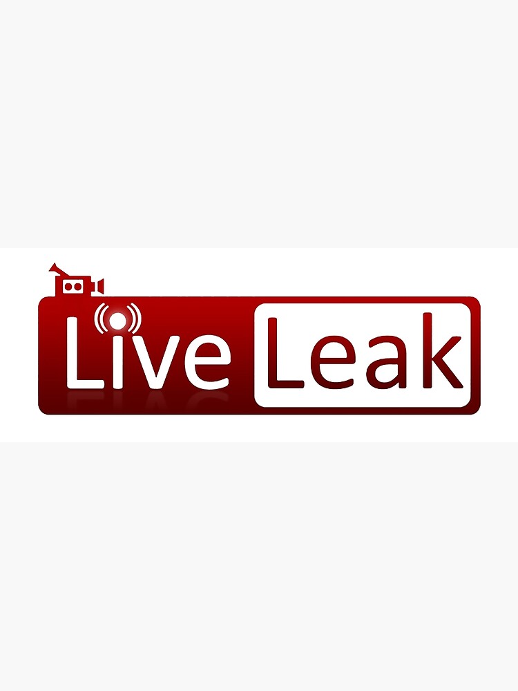 "Live Leak Website fan logo" Poster for Sale by Mahoganea | Redbubble