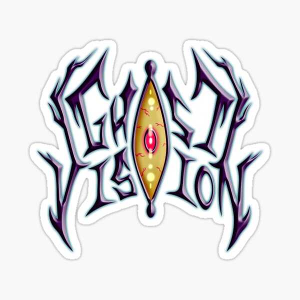 "Ghost Vision Logo" Sticker for Sale by TheLightning | Redbubble