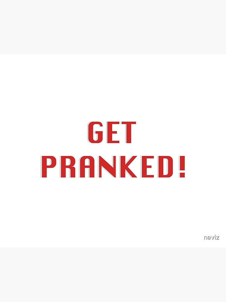 "Get Pranked - Funky Text Design" Travel Coffee Mug for Sale by neviz ...