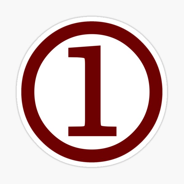 "Number matters" Sticker for Sale by VeenaNair23 | Redbubble