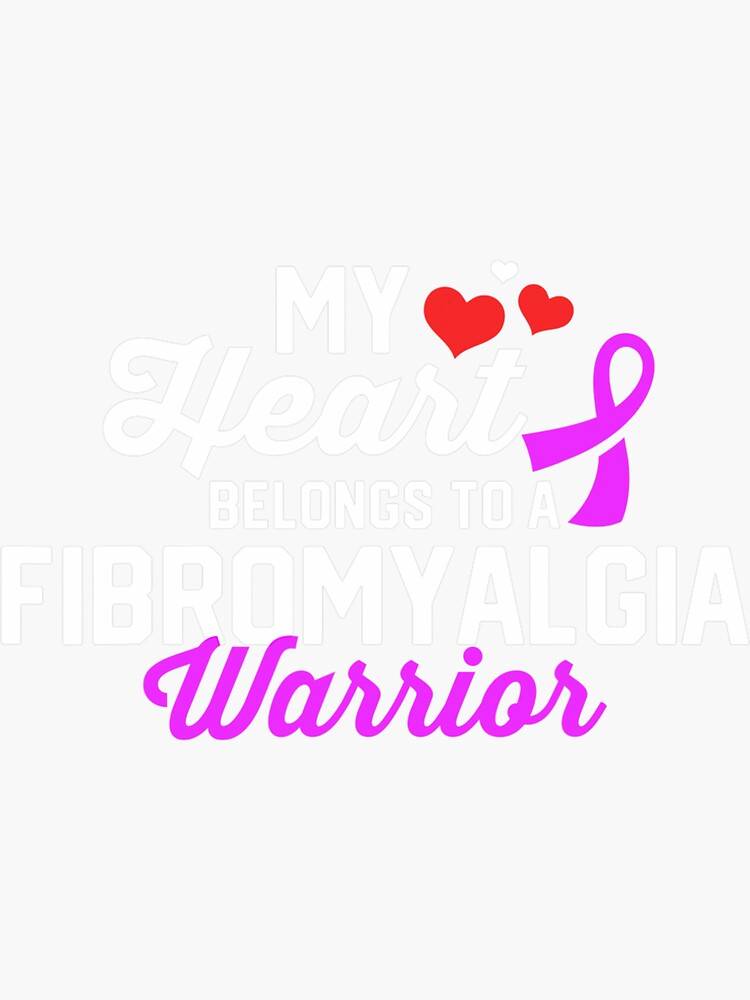 "Fibromyalgia Warrior Survivor Support Awareness Recovery" Sticker for Sale by BarraganNydian ...