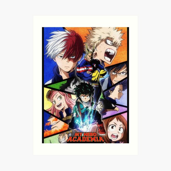 "My Hero Academia (Boku no Hero Academia) Mha" Art Print for Sale by ...