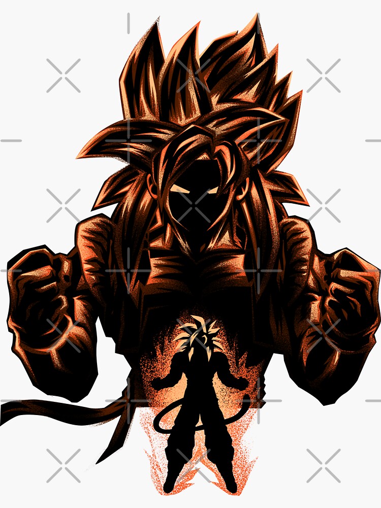 "Super Attack SSJ4" Sticker for Sale by ChrisDalida | Redbubble