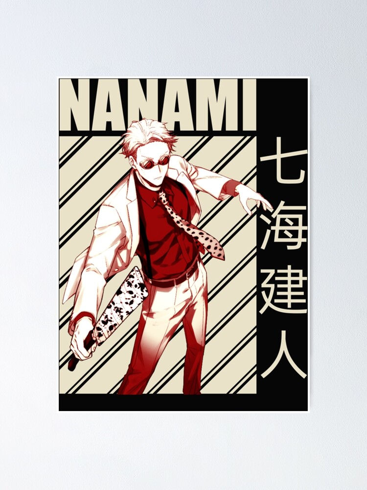 Póster «Nanami Kento - Jujutsu Kaisen» de patrickKell32 | Redbubble