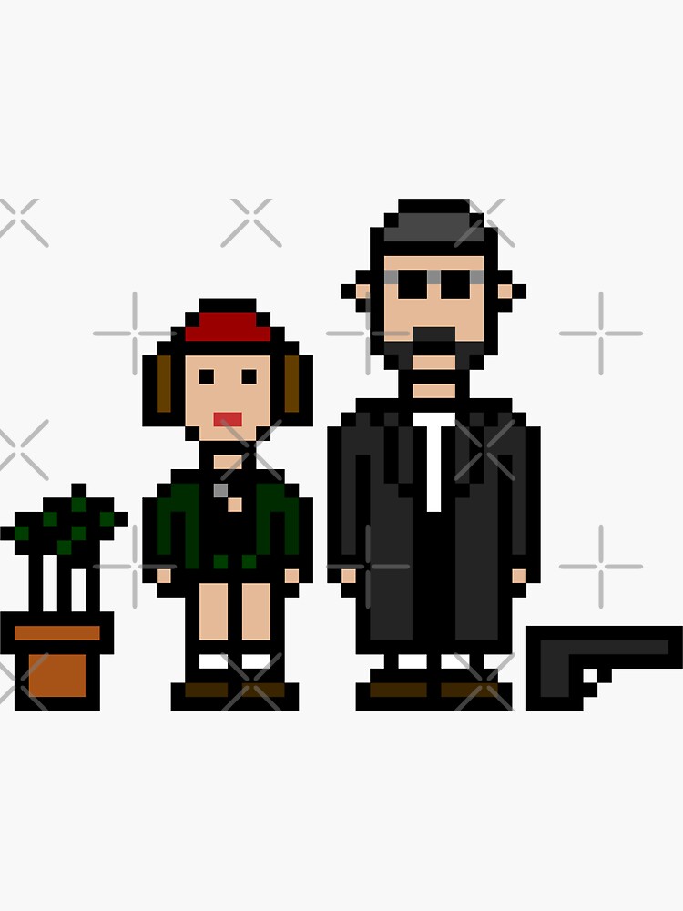 "Leon and Mathilda - Movie" Sticker for Sale by gambarin-art | Redbubble