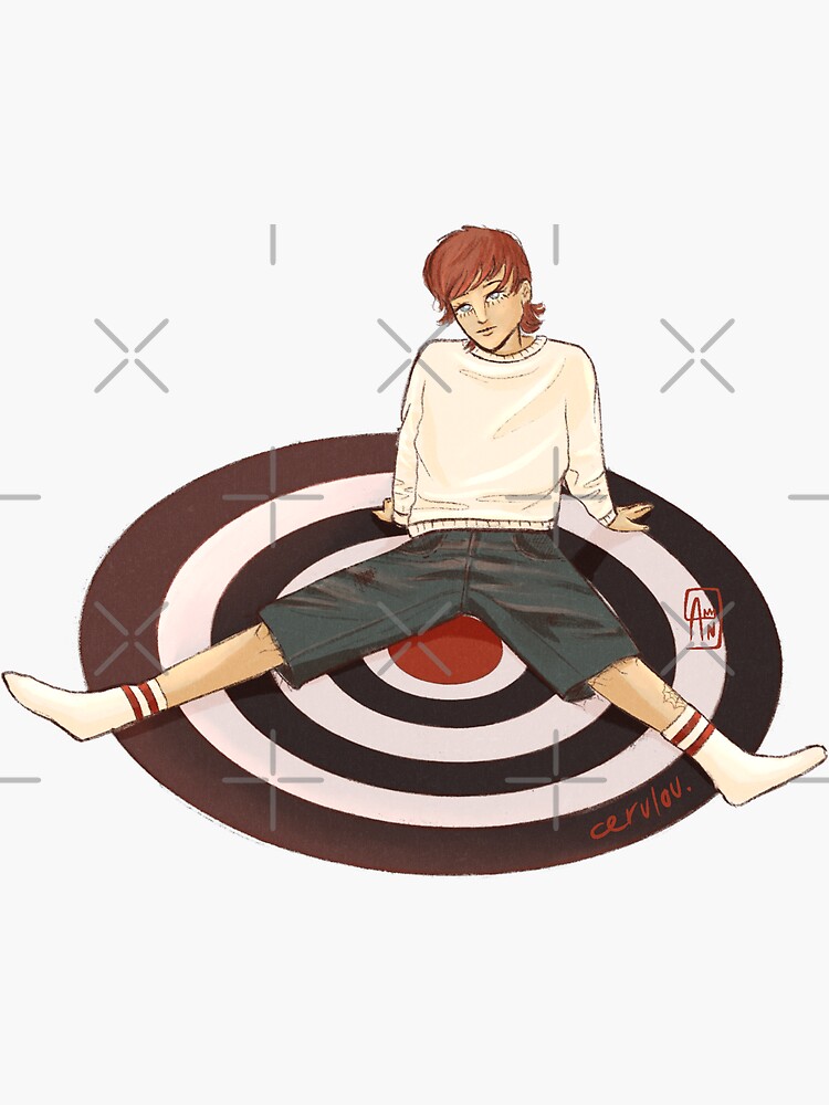 "Target Louis" Sticker for Sale by cerulou | Redbubble