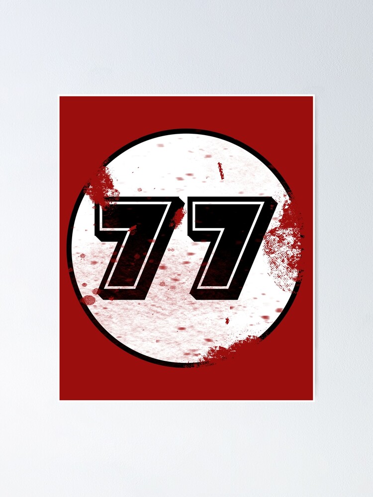 "Vintage Classic Retro 77 Racing Number" Poster for Sale by KevBrettArt ...