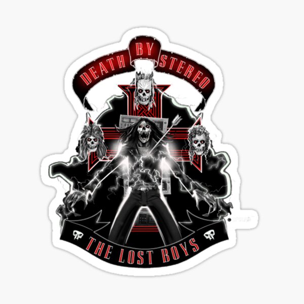 "Lost Boys Death by Stereo_Lost Boys" Sticker by PhillipFelix | Redbubble