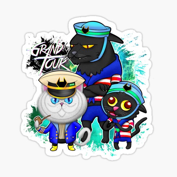 "Grand Tour Universe - The Meow Roses" Sticker for Sale by VerySirius ...