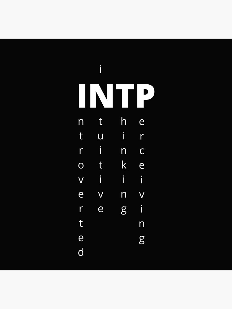 "intp" Poster by SarahGhany | Redbubble