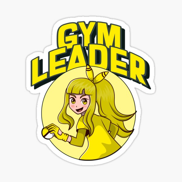 "Gym Leader Team Yellow" Sticker for Sale by aaronscottwill | Redbubble