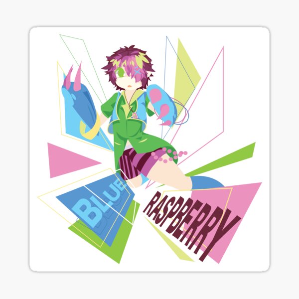 Blue Raspberry Stickers | Redbubble