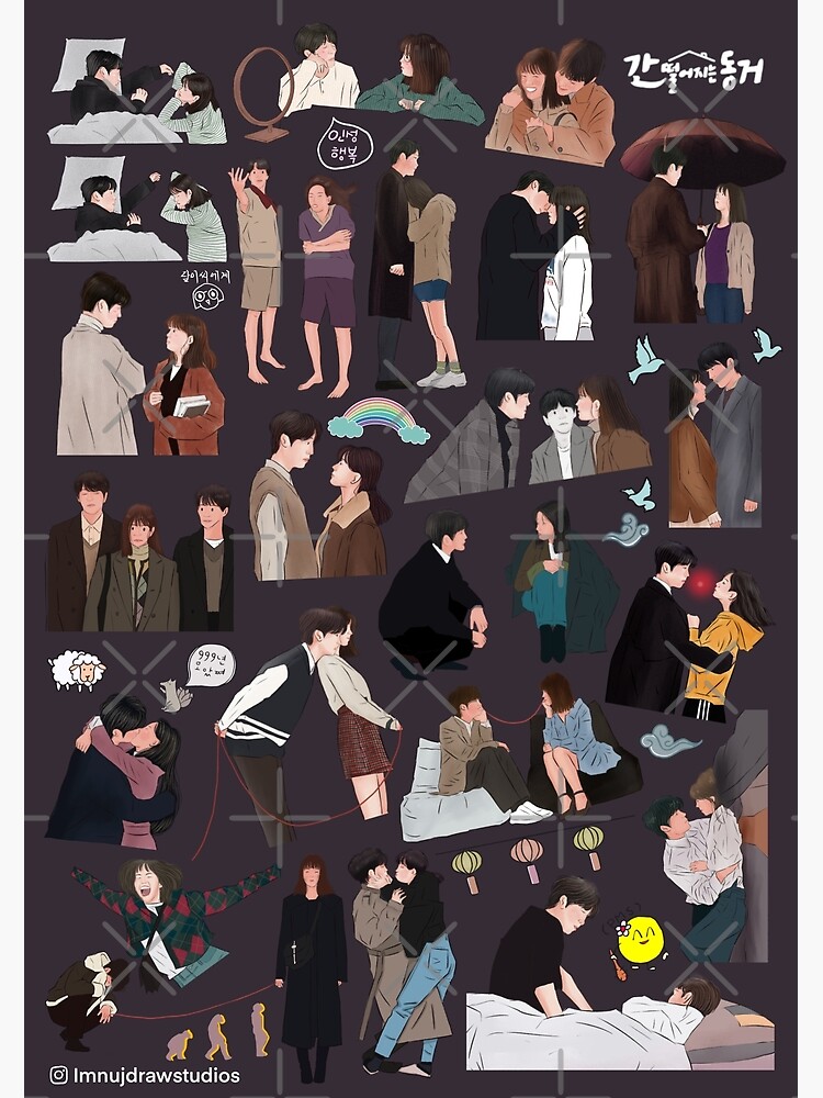 "My roommate is a gumiho * for A4 Sticker pack " Art Print for Sale by ...