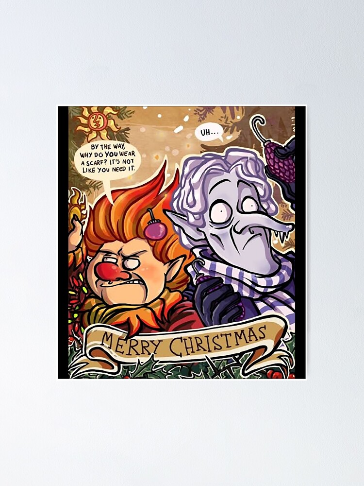 "Heat Miser and snow miser christmas" Poster for Sale by ...
