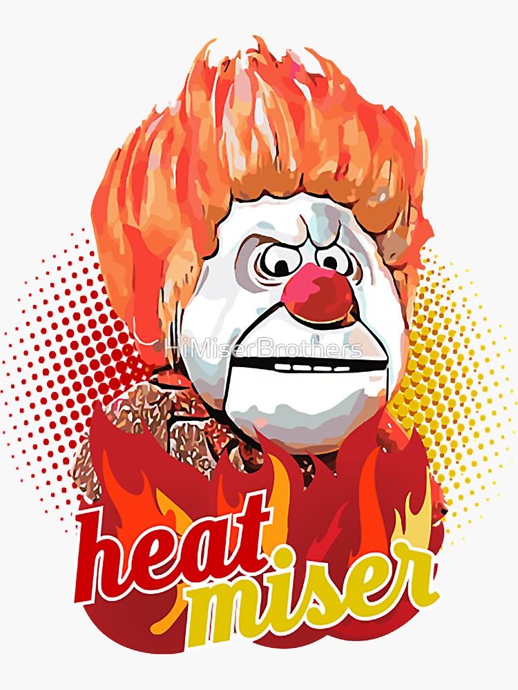 "Heat Miser Fan Art" Sticker for Sale by HiMiserBrothers | Redbubble