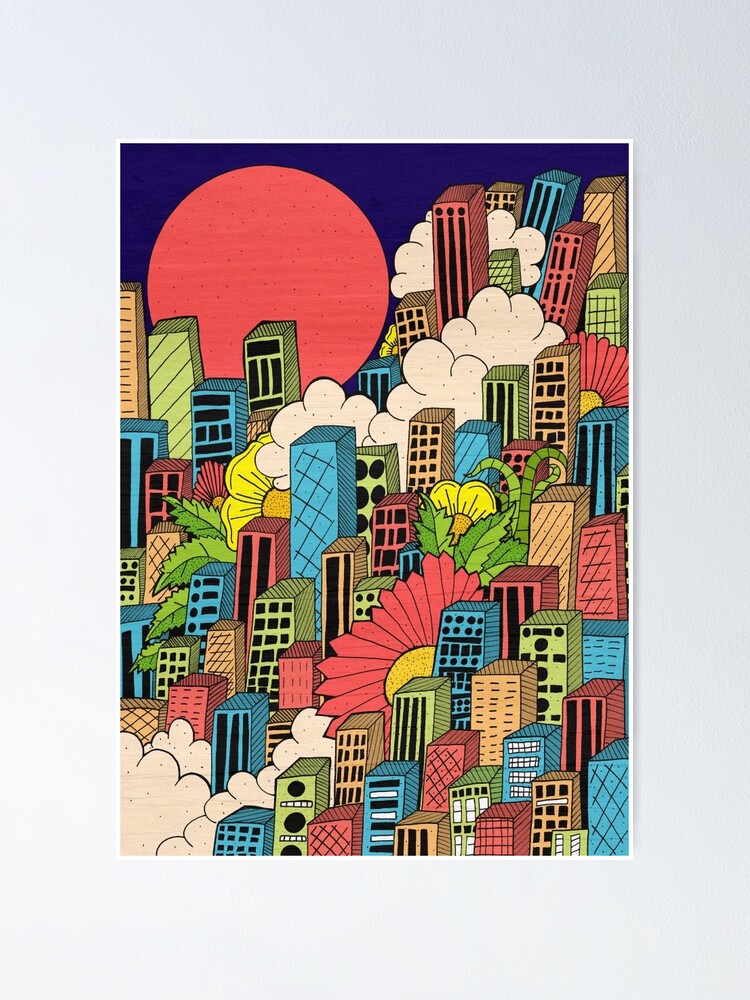 "Cityscape" Poster for Sale by steveswade | Redbubble