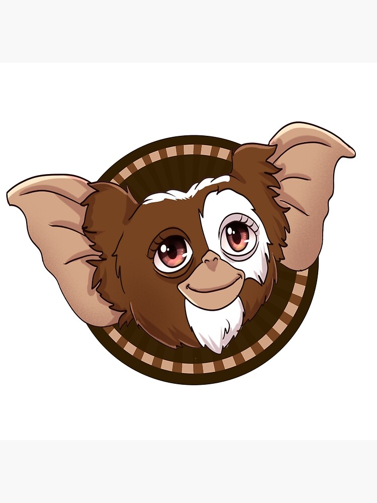 " Cute Chibi Gremlins Gizmo Logo " Art Print by IEXART | Redbubble