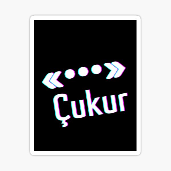 "Çukur ? Türkiye" Sticker for Sale by TheLifeShopping | Redbubble
